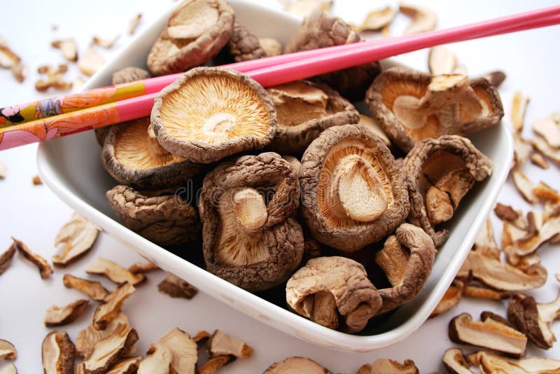Shiitake mushrooms stock image. Image of shiitake, chinese - 6252163