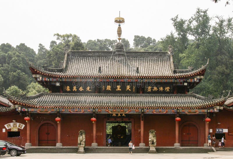Shijing Temple in Chengdu,china Editorial Photography - Image of shrine ...
