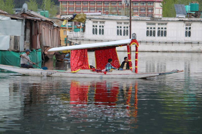 A Shikara Ride on Dal Lake in Srinagar Editorial Stock Photo - Image of ...