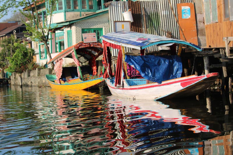 Shikara Ride on Dal Lake in Srinagar Kashmir Editorial Photo - Image of ...