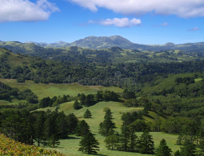 Shikotan island landscape stock photo. Image of view, preserve - 7443460