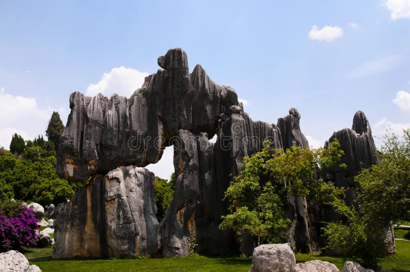 Shilin Stone Forest - Kunming - China Stock Photo - Image of ...