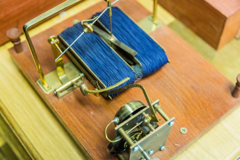 Shilling`s Electromagnetic Telegraph Stock Photo - Image of engineering ...