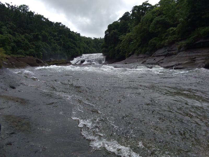 Shillong water falls stock image. Image of river, shillong - 122405079