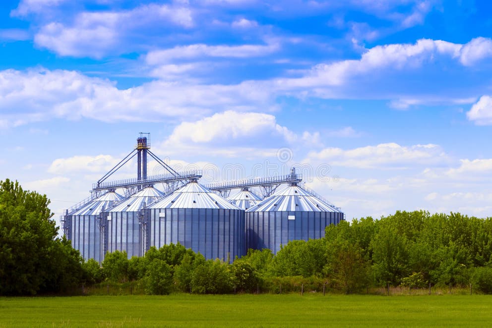 Shiloh in the Field, Cloudy Sky. Stock Image - Image of light ...