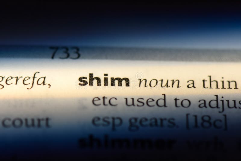 Shim stock image. Image of book, concept, word, english - 126618857