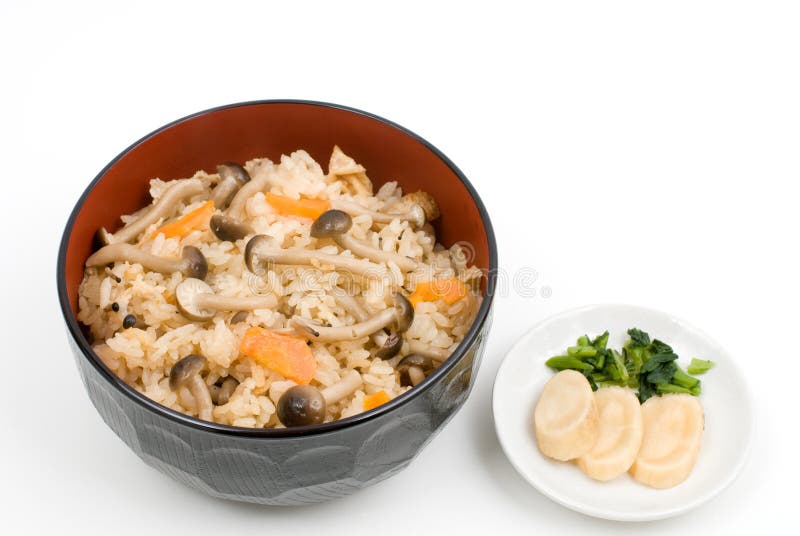 Shimeji-gohan stock photo. Image of japanese, bowl, shimeji - 20427618