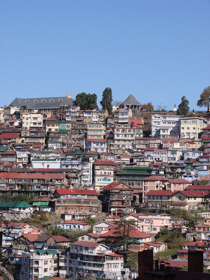 Shimla stock photo. Image of cluster, shimla, india, tourism - 1437506