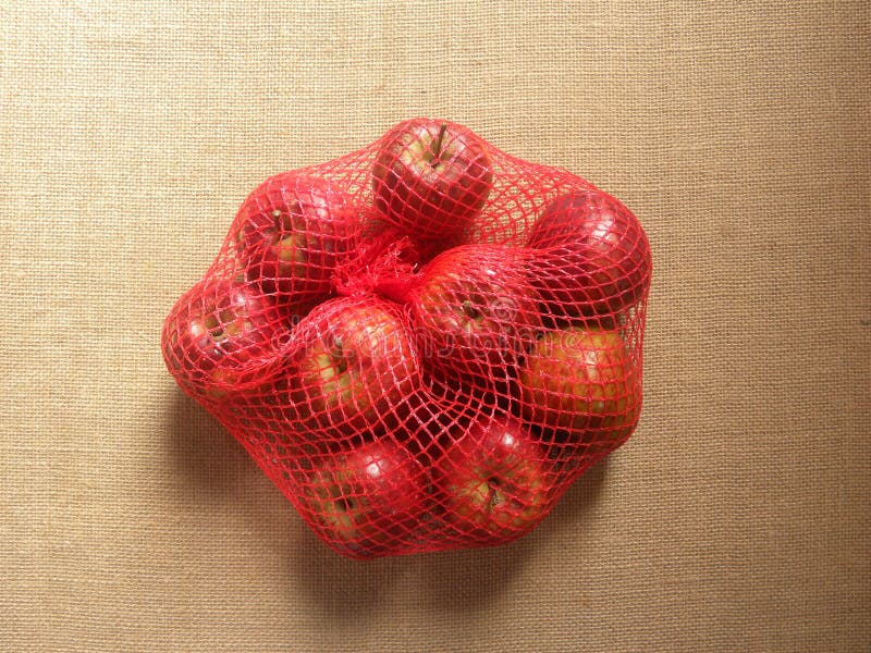 Shimla apple in net bag stock image. Image of agriculture - 172144165