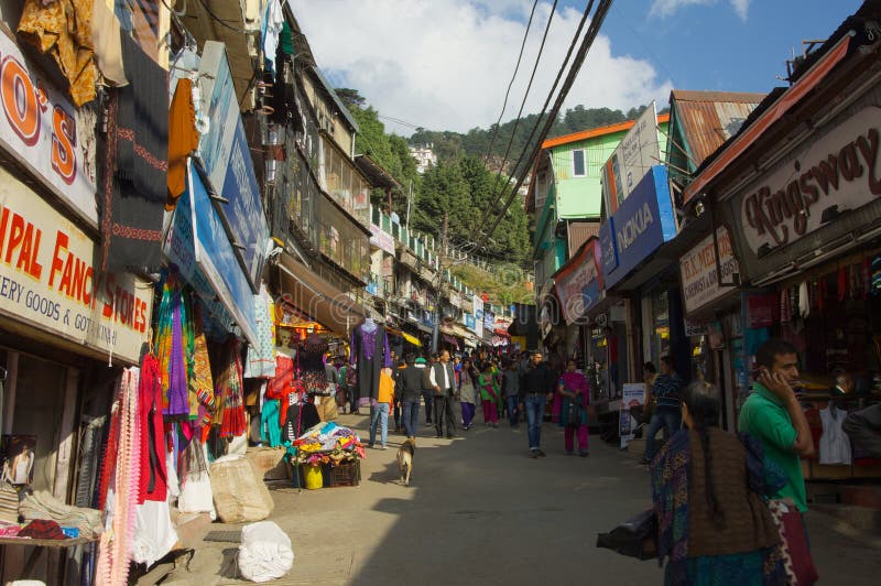 Shimla Bazaar editorial photo. Image of shimla, street - 46970841