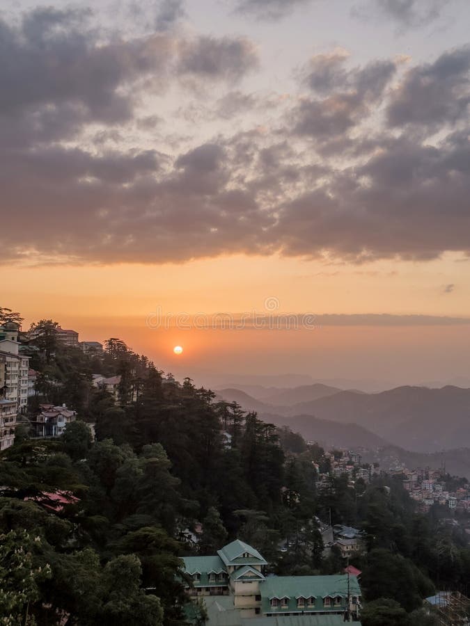 Shimla, the Queen of Hills, Himachal Pradesh, India Stock Image - Image ...