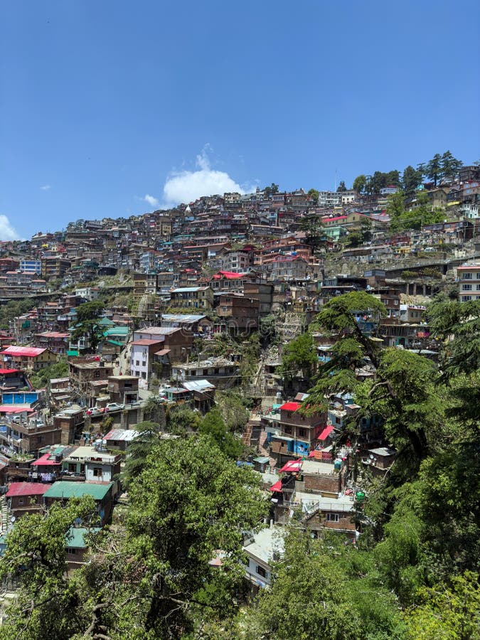 Shimla, the Queen of Hills, Himachal Pradesh, India Stock Photo - Image ...