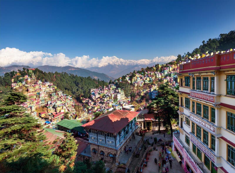 Shimla: the Queen of Hills and Colonial Charm Stock Illustration ...