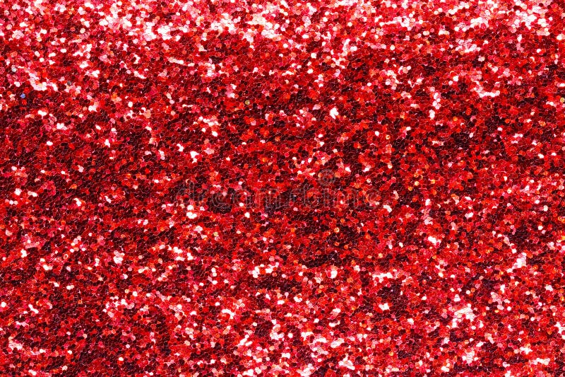 Shimmer Glitter Background with Bright Red Sparkles Stock Photo - Image ...