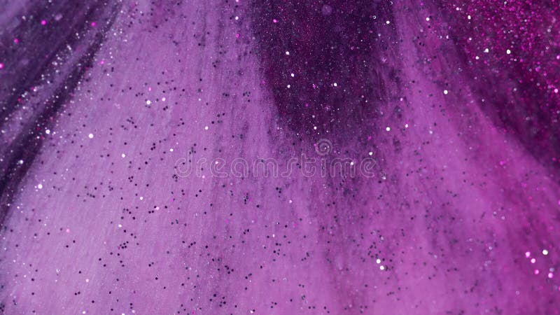 Shimmering Background Glitter Silver Purple Liquid Stock Video - Video ...