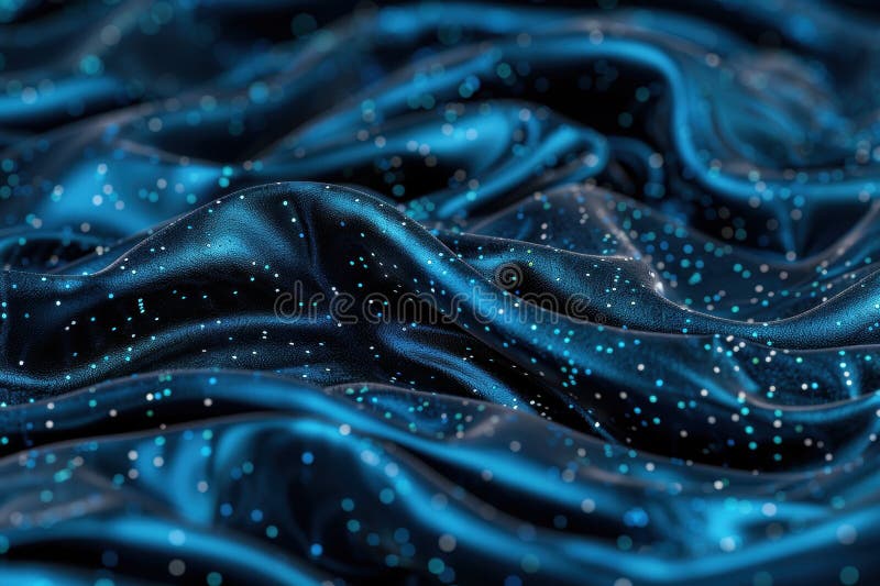 Shimmering Blue Abstract Background Stock Illustration - Illustration ...