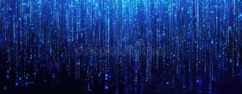 Shimmering Blue Light Casts Magic Stock Illustration - Illustration of ...