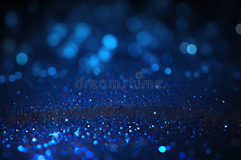 Shimmering Blue Sparkle Glitter Abstract Background with Magical ...