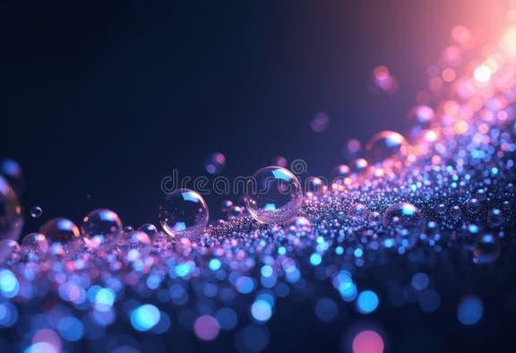 Shimmering Bubbles Rising in an Endless Loop, Perfect for VJ Usage Stock Photo - Image of loop ...