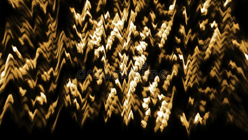 Shimmering Curved Stripes in Motion on Black Background. Motion ...