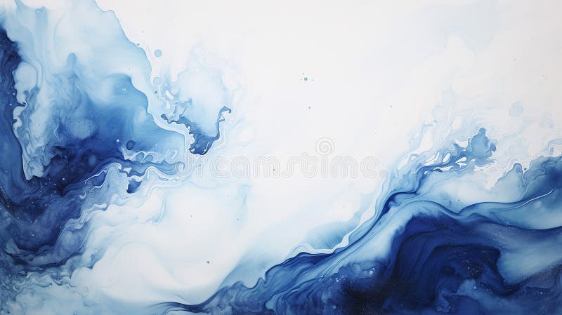 Shimmering Dark Blue on White Paper Background Stock Illustration ...