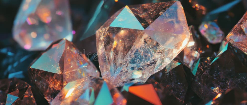 Sparkling Diamond Particles Create an Elegant Overlay Texture for ...