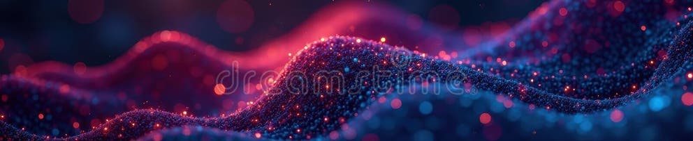 Shimmering Digital Threads, Complex Network Structure Backdrop, Modern ...