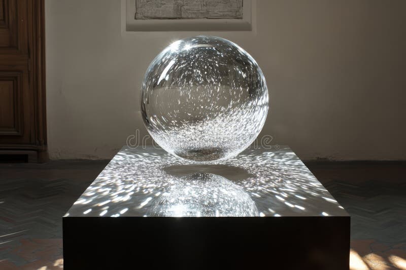 Shimmering Disco Ball Reflecting Lights at a Festive Event Stock Image ...