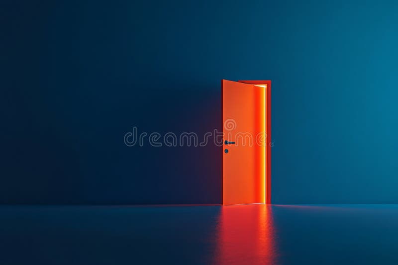 A Partially Open Vault Door Discloses a Magnificent Pile of Gold Bars ...