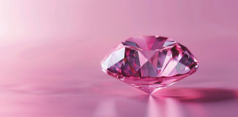 Shimmering Elegance. Pink Diamond Wallpaper High Detailed Plain ...