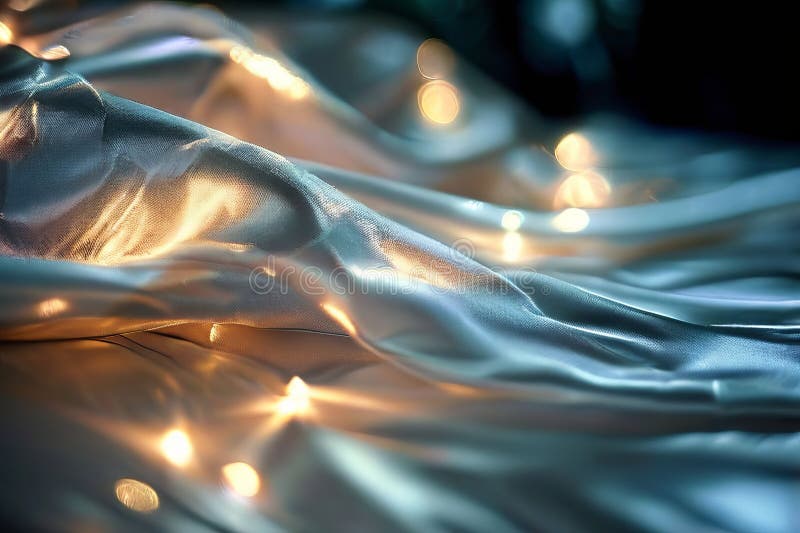 Shimmering Fabric a Design with Shimmering Fabric and a Slow Shu Stock ...