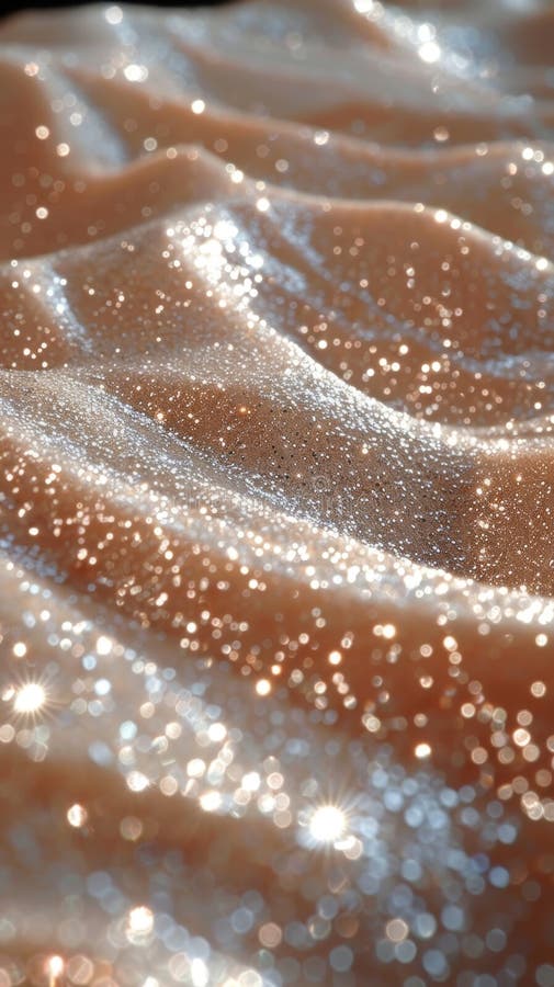 Shimmering Fabric with Sparkling Texture Effect Stock Illustration ...