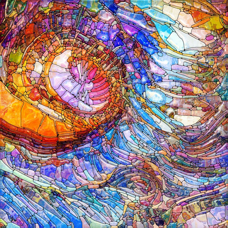 Petals of Colorful Glass stock photo. Image of spectrum - 269066052