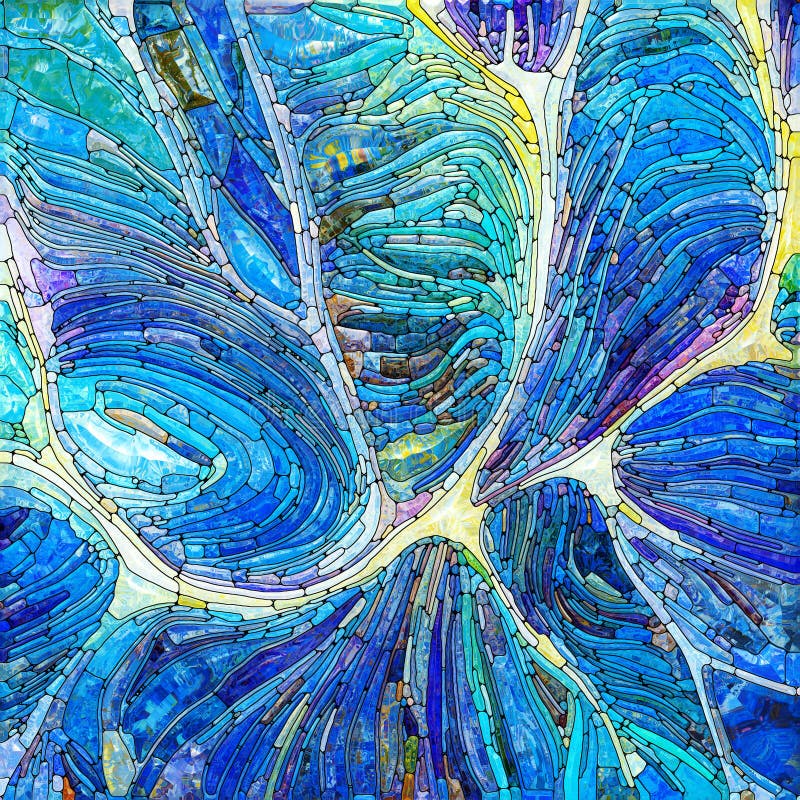 The Flower of Vivid Glass stock illustration. Illustration of vivid ...