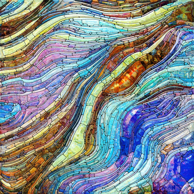 Acceleration of Vibrant Glass Stock Illustration - Illustration of ...