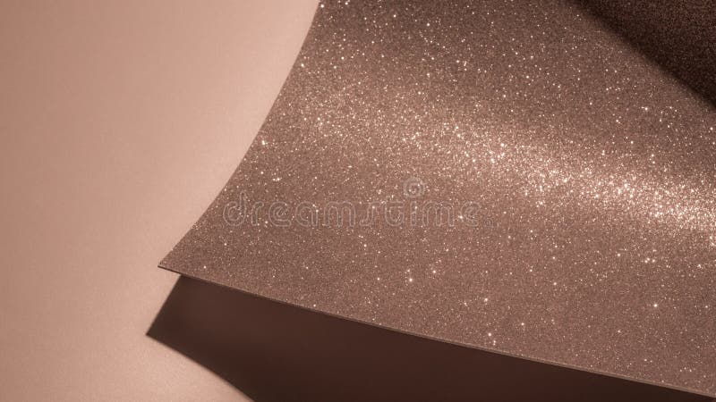 Shimmering Glitter Surface in Mocha Mousse Color Captivates with Its ...