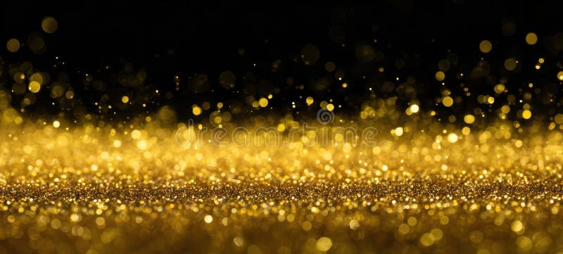 The Shimmering Gold Glitter Background for Festive Occasions AI ...