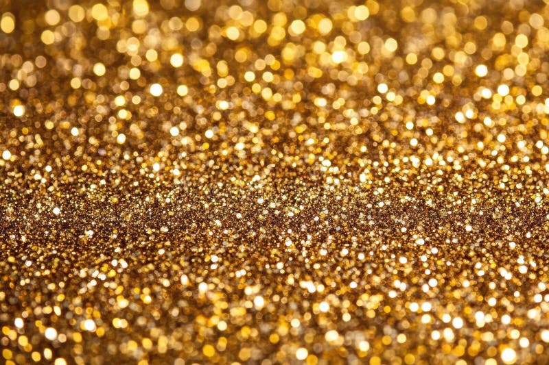 A Shimmering Gold Glitter Background with a Soft, Blurred Effect. Stock ...