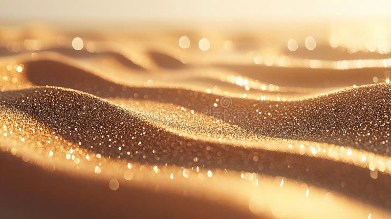 Shimmering Gold Glittery Background with Subtle Gradient and Gentle ...