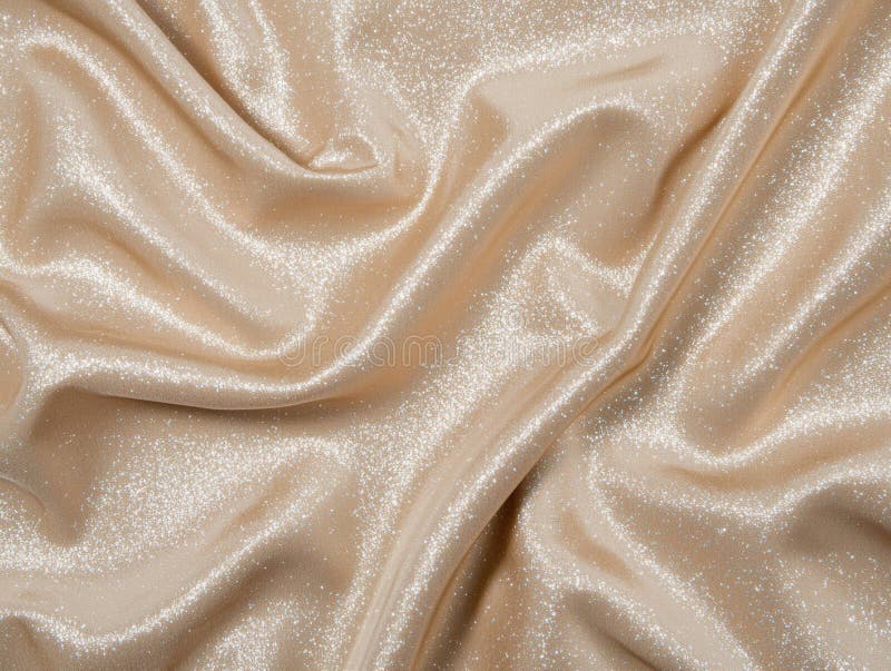 Shimmering Golden Fabric Texture Stock Illustration - Illustration of ...