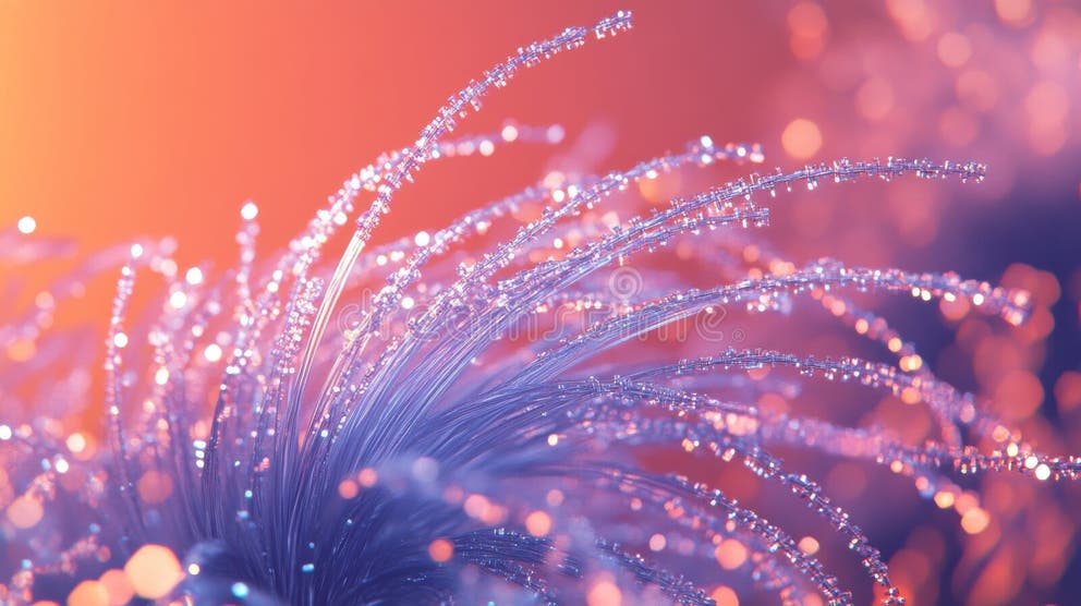 Shimmering Gradient: Abstract Pink and Orange Glitter Texture is the ...