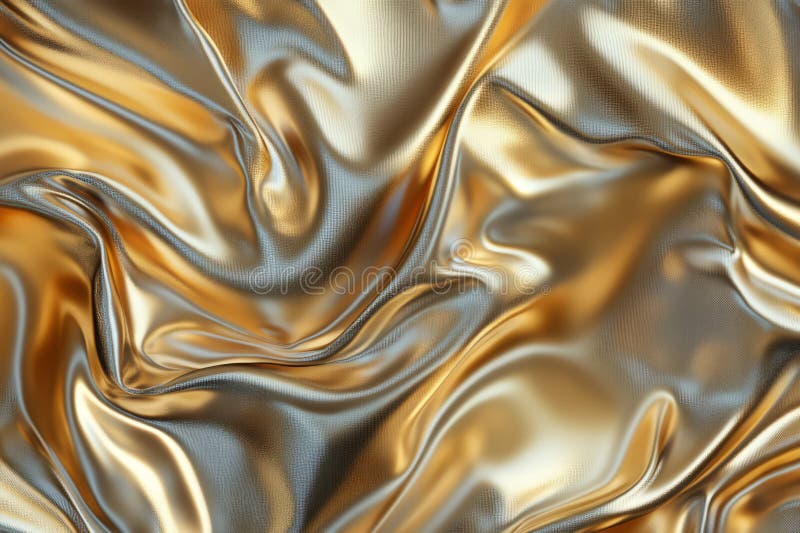 A Shimmering, High-end Metallic Gold Abstract Texture with Silver and ...