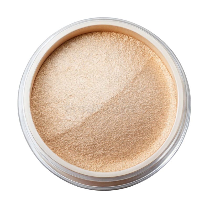 Highlighter Makeup Powder Isolated on White Background Stock ...
