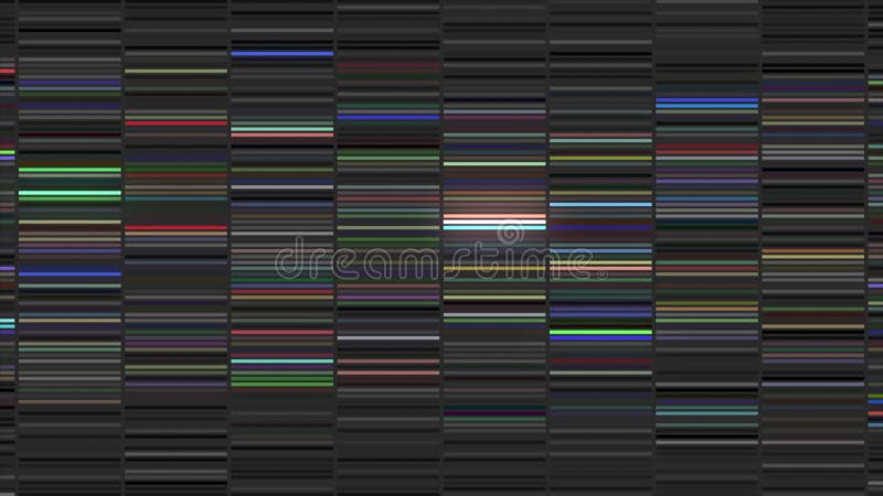 Shimmering Horizontal Narrow Segments, Seamless Loop. Motion. Blinking ...