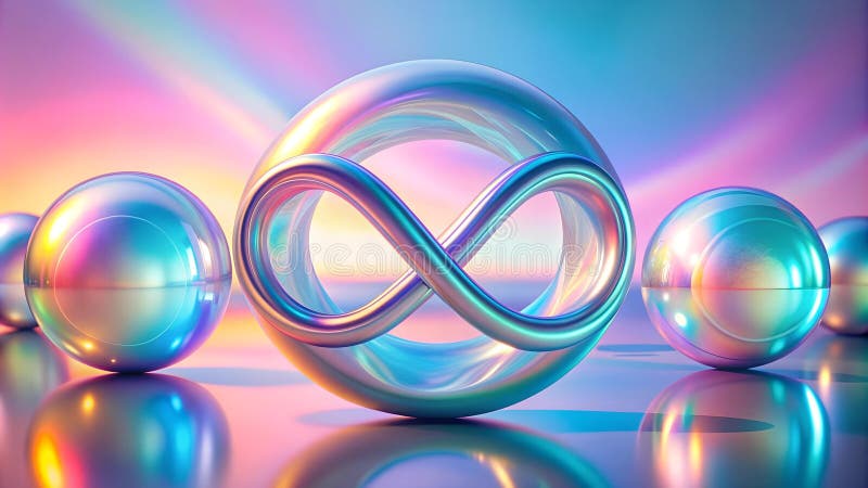 Shimmering Infinity: a Holographic Pastel Dreamscape Generative AI ...