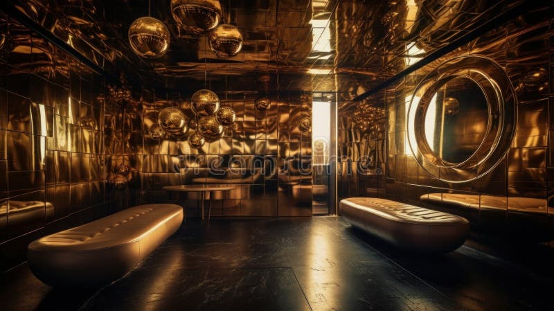 Award-winning Bionic Design with Royal Blue and Shiny White Walls in ...