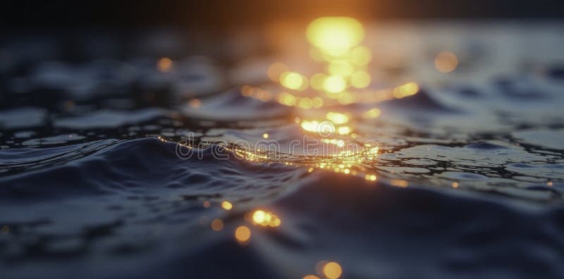 Shimmering Light Dances Across the Water S Surface, Shimmering Light ...