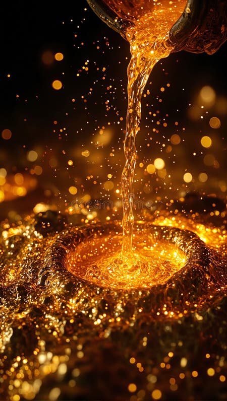 Shimmering Liquid Gold Stock Illustrations – 11,259 Shimmering Liquid ...