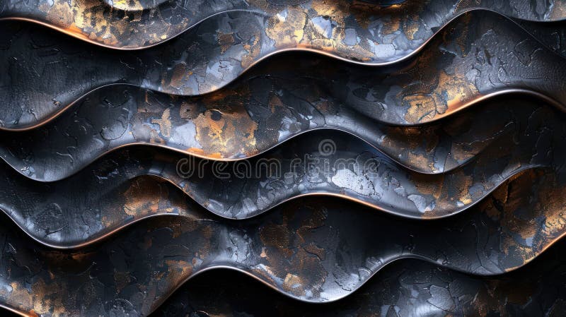 Shimmering Metallic Abstract Background - a Stunning Visual Display of ...