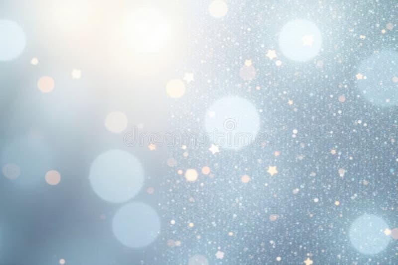 Shimmering Metallic Silver Gradient, Abstract Blurry Background with ...